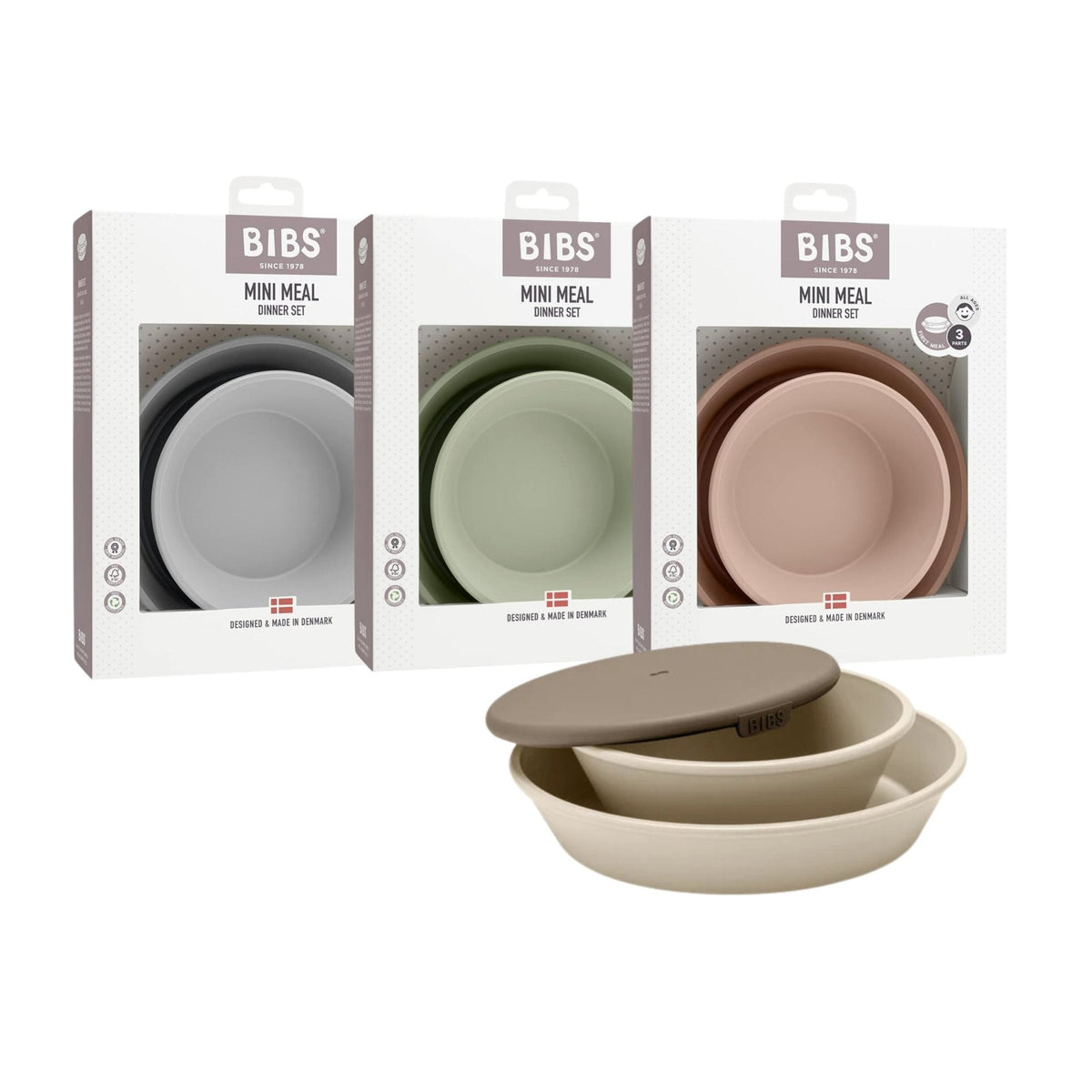 BIBS Kids Plate & Bowl Dinner Set | Hello Charlie