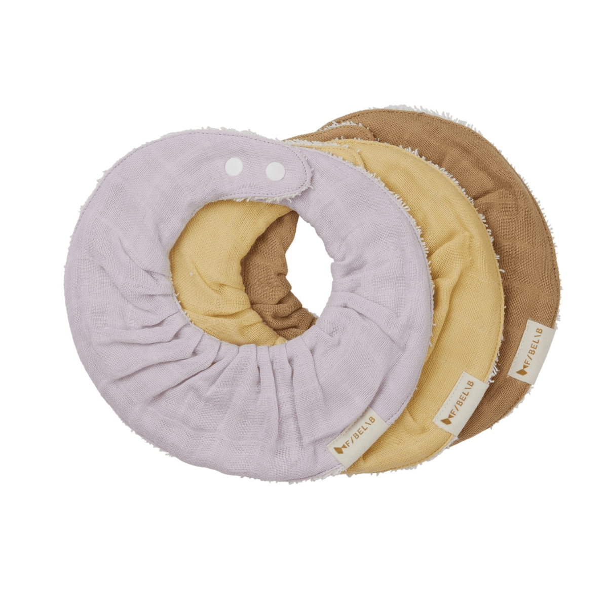 Fabelab Ruffle Bib - 3 Pack | Hello Charlie